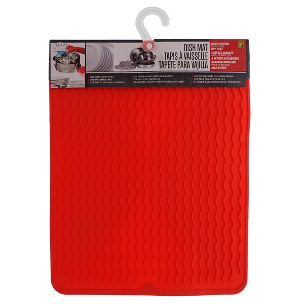 Dollarama RAMA DESIGN Tpr Dish Drying Mat With Wave Design Same-Day ...