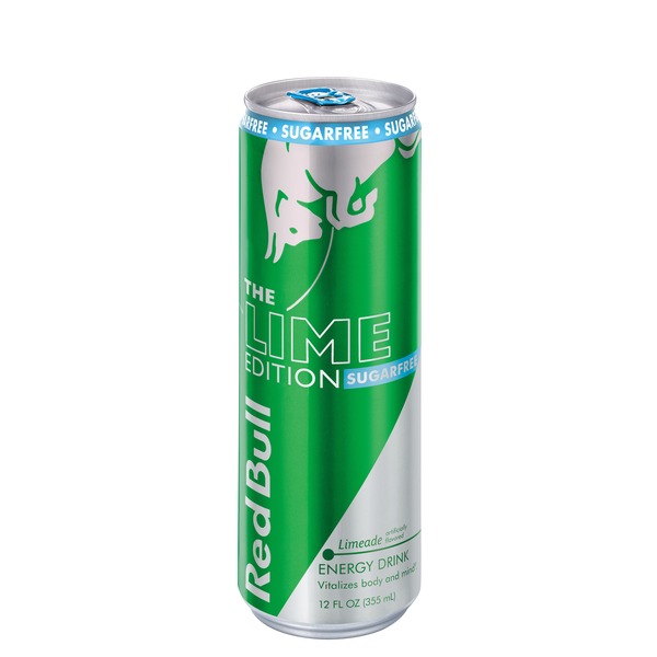 Red Bull Energy Drink, Sugar Free Limeade (12 fl oz) - Instacart