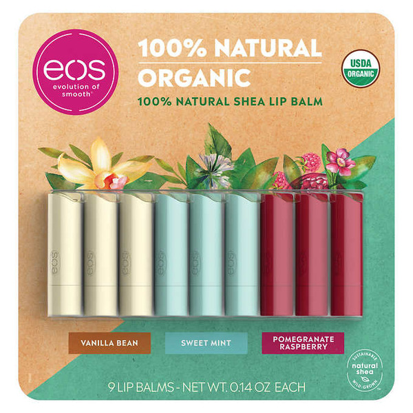 Costco eos Assorted Flavors Organic Smooth Stick Lip Balms Pickup ...