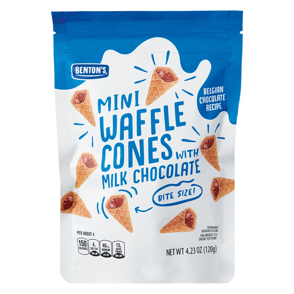 Benton's Mini Waffle Cones - Milk Chocolate Same-Day Delivery or Pickup ...