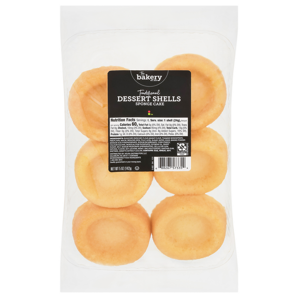 Stop & Shop The Bakery Sponge Cake, Dessert Shells, Traditional Same ...