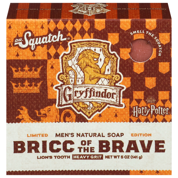 Dr. Squatch Heavy Grit Harry Potter Men's Natural Bricc of The Brave ...