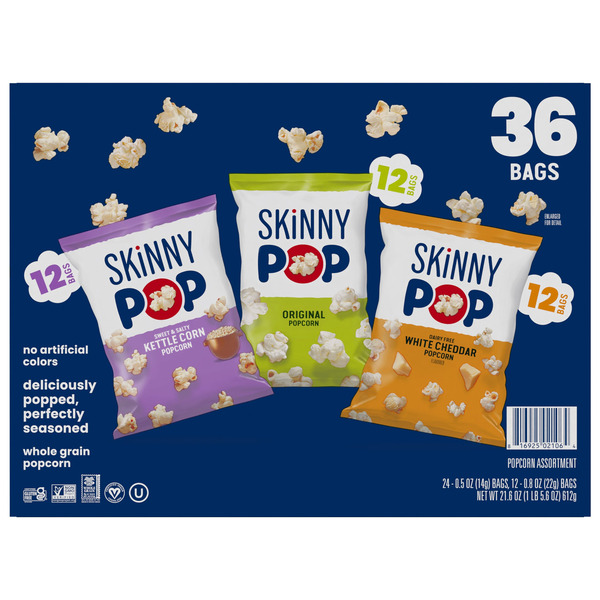 SkinnyPop Popcorn Variety Snack Pack Same-Day Delivery | Costco ...