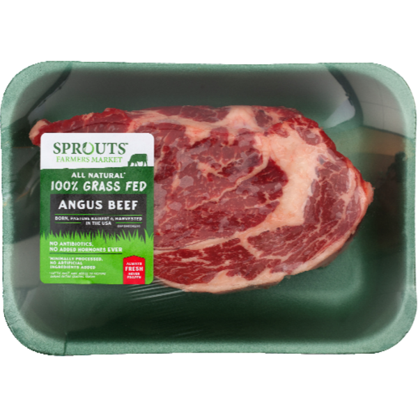Sprouts Farmers Market The Butcher Shop Thin-Cut Ribeye Steak, Package ...