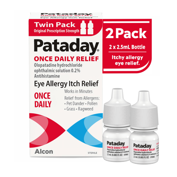 Walmart Pataday Original Prescription Strength Eye Allergy Itch Relief ...