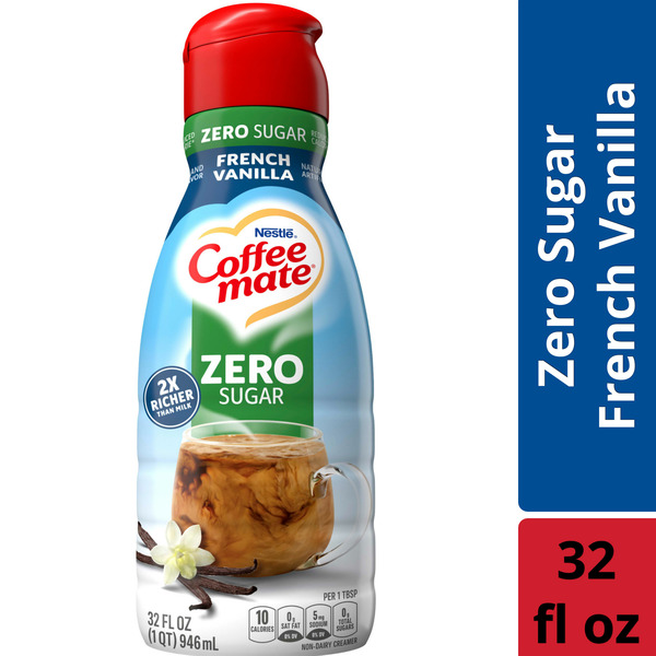 ShopRite Coffee mate Zero Sugar French Vanilla Non Dairy Creamer Same ...