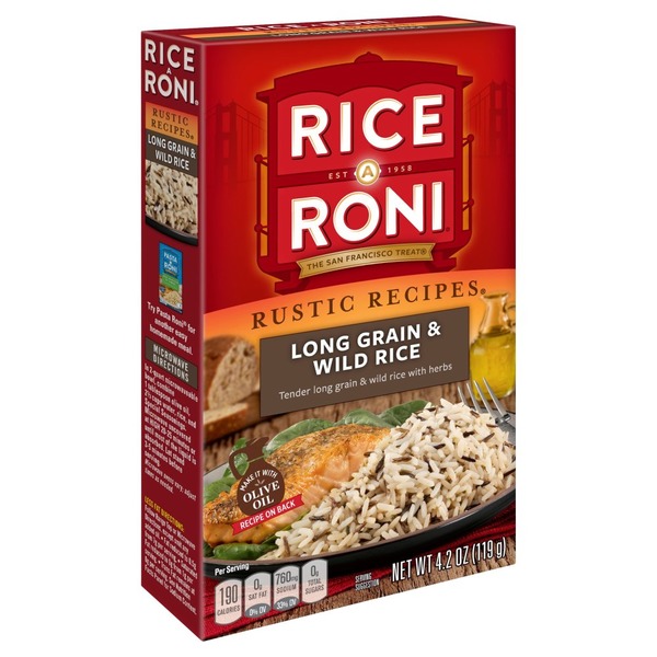 Rice-a-Roni Rustic Recipes Long Grain & Wild Rice (4.2 oz) - Instacart