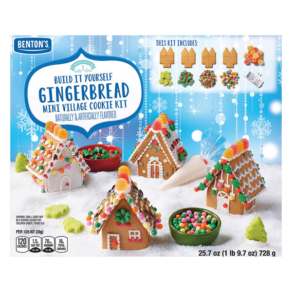 ALDI Benton's Gingerbread Mini Village Cookie Kit Same-Day Delivery or ...