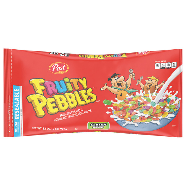 Post Fruity PEBBLES Breakfast Cereal, Gluten Free Same-Day Delivery or ...