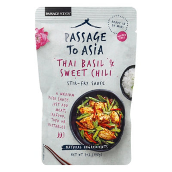Safeway Passage to Asia Stir-Fry Sauce, Thai Basil & Sweet Chili Same ...
