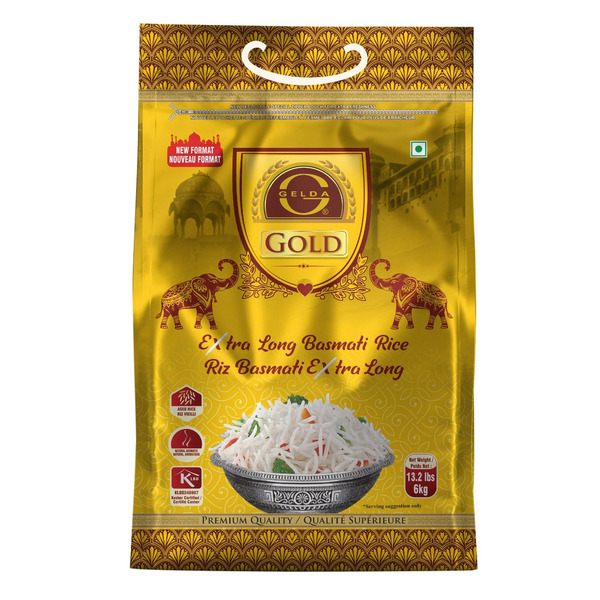 Gelda Foods Noor Gold Extra Long Basmati Rice Same-Day Delivery | Costco