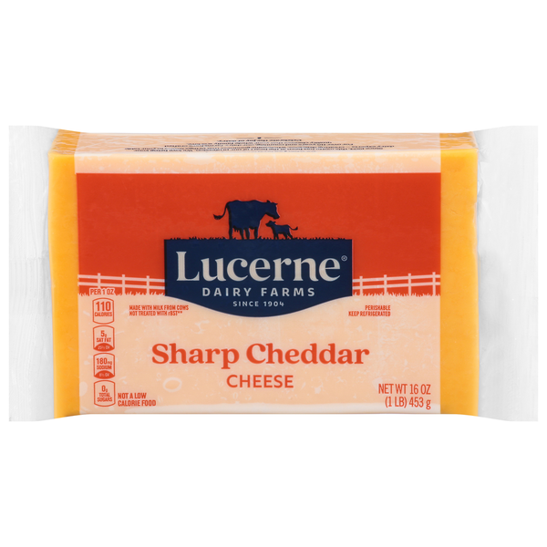 Safeway Lucerne Cheese, Sharp Cheddar Same-Day Delivery or Pickup ...