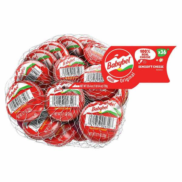 Babybel Semisoft Cheese, Original, Mini Same-Day Delivery | Costco
