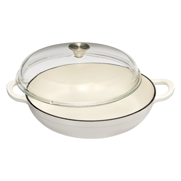 Crofton Casst Iron Braiser, White Same-Day Delivery or Pickup | ALDI