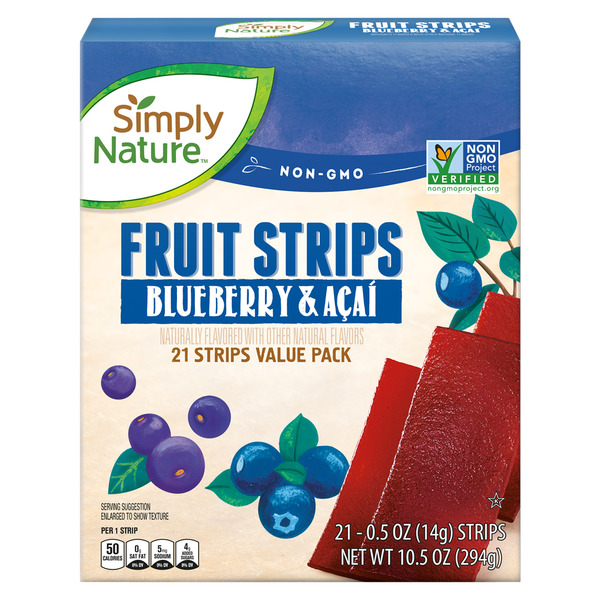 Simply Nature Blueberry Acai Strips Same-Day Delivery or Pickup | ALDI