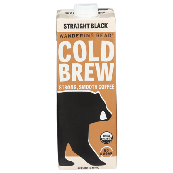 Sprouts Farmers Market Wandering Bear Cold Brew Coffee, Straight black ...