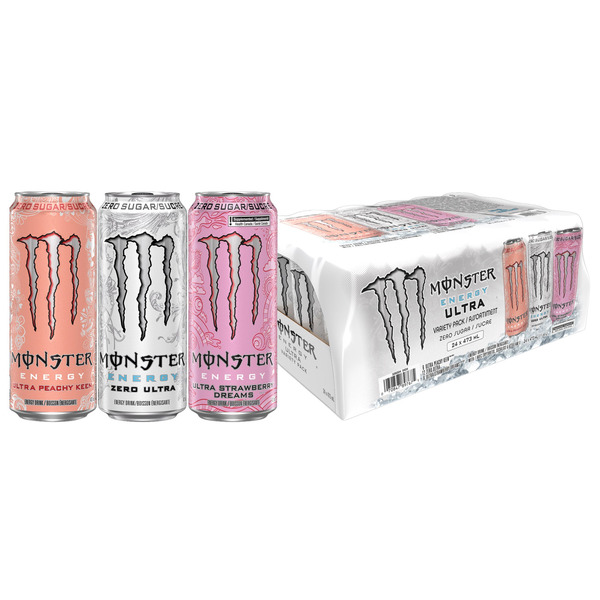 Monster Energy Ultra Zero Sugar Drink Variety Pack Same-Day Delivery ...