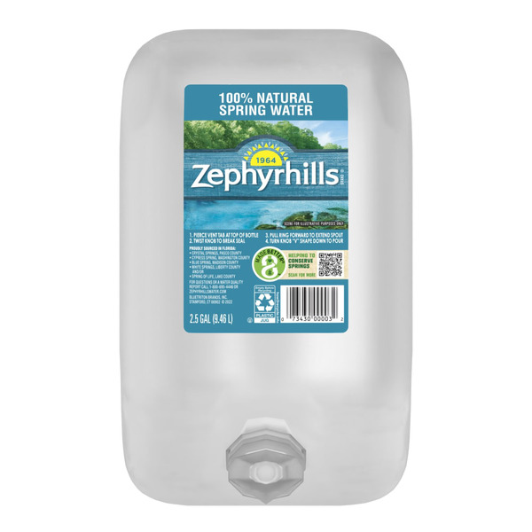 ZEPHYRHILLS Natural Florida Spring Water Same-Day Delivery or Pickup ...