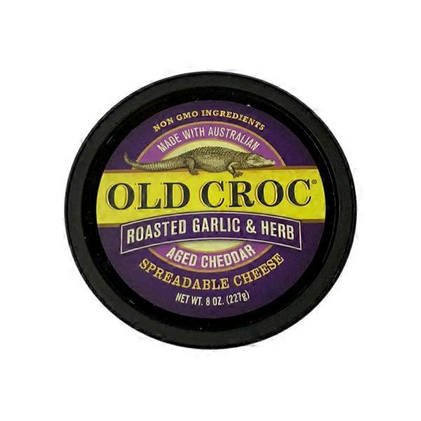 Old Croc Roasted Garlic & Herb Spreadable Cheese (8 oz) - Instacart