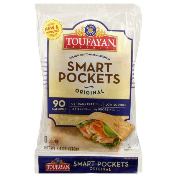 Publix Toufayan Bakeries Smart Pockets Original - 6 CT Same-Day ...