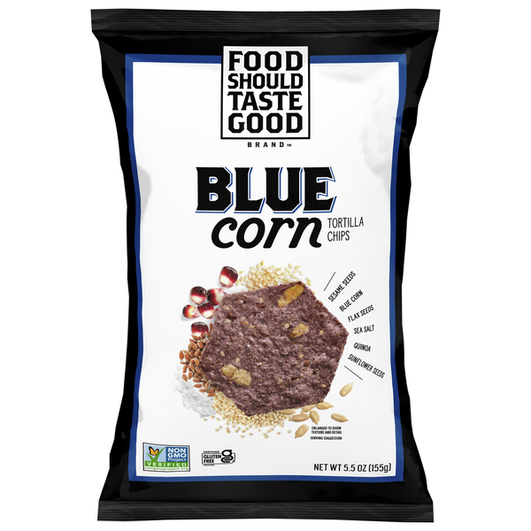 Food Should Taste Good Tortilla Chips, Blue Corn Same-Day Delivery or ...