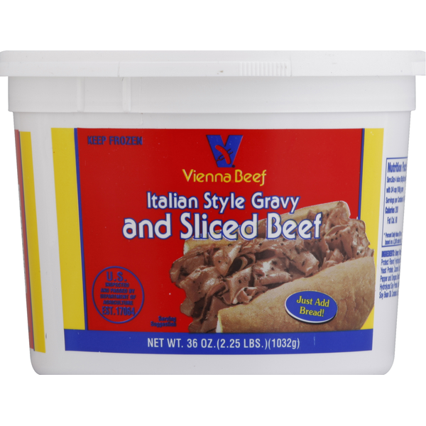 Vienna Beef Beef, Italian Style Grave and Sliced Same-Day Delivery or ...