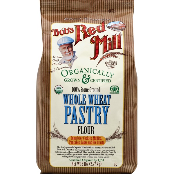Bob's Red Mill Flour, Whole Wheat Pastry (5 lb) - Instacart