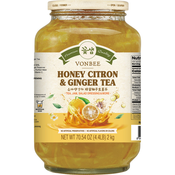 VONBEE Honey Citron Ginger Tea Same-Day Delivery | Costco Business Center