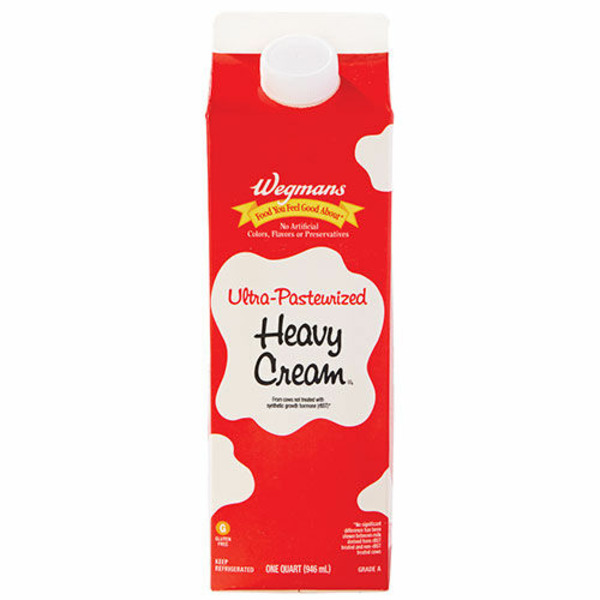 Wegmans Wegmans Grade A Ultra-pasteurized Heavy Cream Same-Day Delivery ...