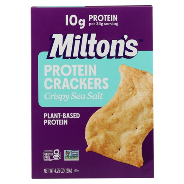 Milton's Crispy Sea Salt Protein Crackers Same-Day Delivery or Pickup ...