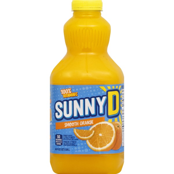 Sunny D Citrus Punch, Smooth Orange (64 fl oz) - Instacart