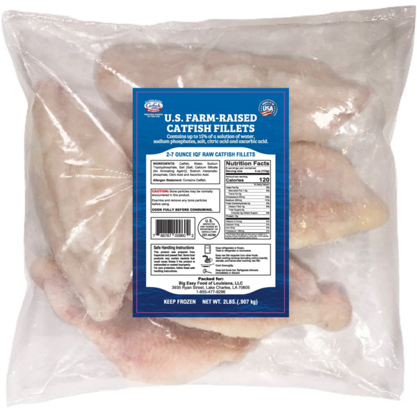 Walmart Big Easy Foods Catfish Fillets Same-Day Delivery | Instacart
