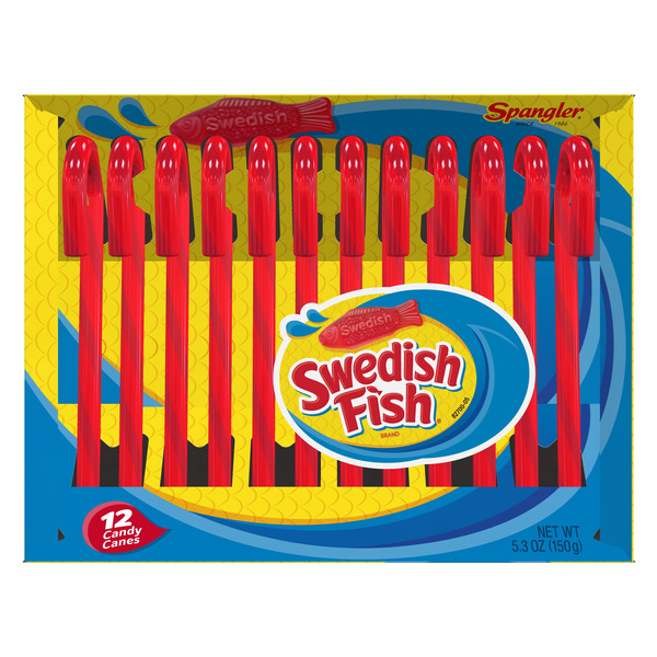 Swedish Fish Candy Canes Christmas Candy Same-Day Delivery or Pickup ...