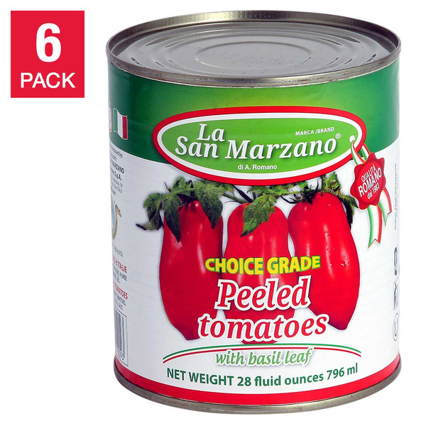 San Marzano Whole Peeled Italian Tomatoes Same-Day Delivery | Costco