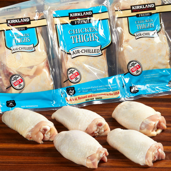 Kirkland Signature Fresh "Air Chilled" Chicken Thighs Same-Day Delivery ...