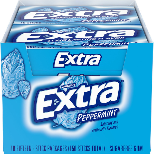 Extra Peppermint Sugarfree Gum Same-Day Delivery | Costco Business Center