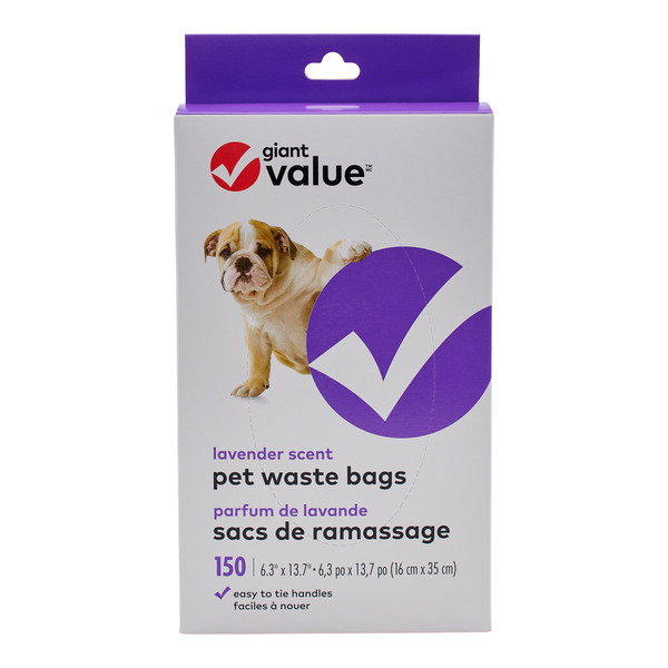 Giant Tiger Giant Value Lavender Scented Poop Bag Same-Day Delivery ...