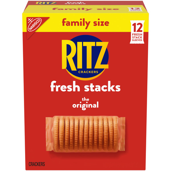 Ritz Fresh Stacks Original Crackers, Travel Snacks, Family Size, Multi ...