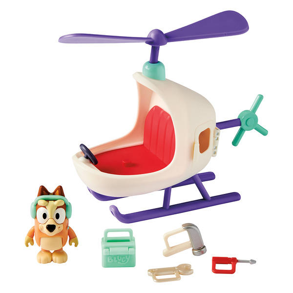ALDI Moose Toys Bluey- Bingo's Helicopter and Figure Same-Day Delivery ...