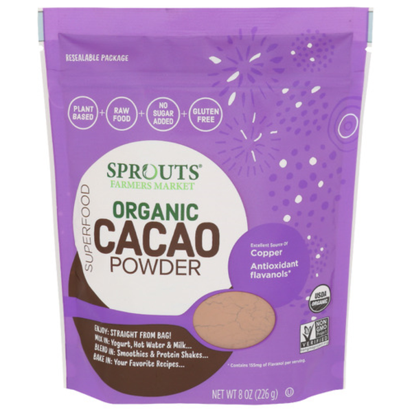 Sprouts Farmers Market Sprouts Cacao Powder-Organic Same-Day Delivery ...