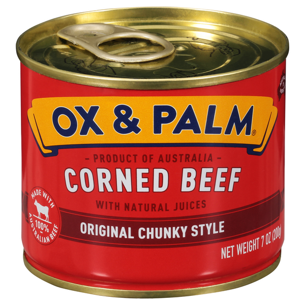 Food Lion Ox & Palm Corned Beef, Original Chunky Style Same-Day ...