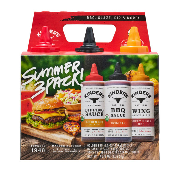 Kinder's Organic BBQ Sauces Summer Pack Same-Day Delivery | Costco