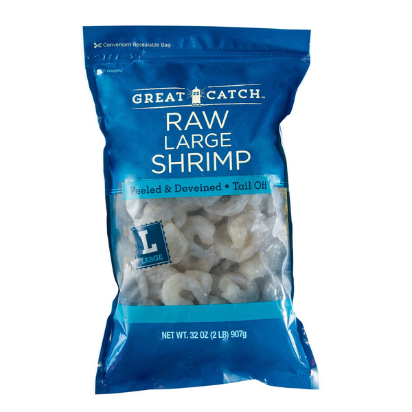 H-E-B Great Catch Shrimp, Raw, Large Same-Day Delivery | Instacart