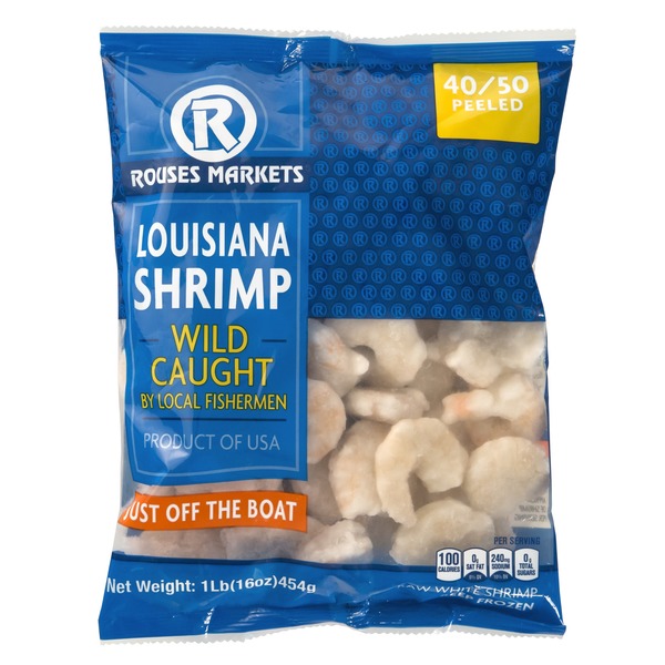 Rouses Markets Rouses 40/50 Count Shrimp Bag Same-Day Delivery | Instacart