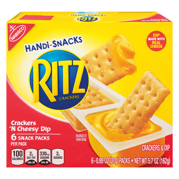 Ritz Crackers and Dip, Crackers 'N Cheesy Dip, 6 Packs Same-Day ...