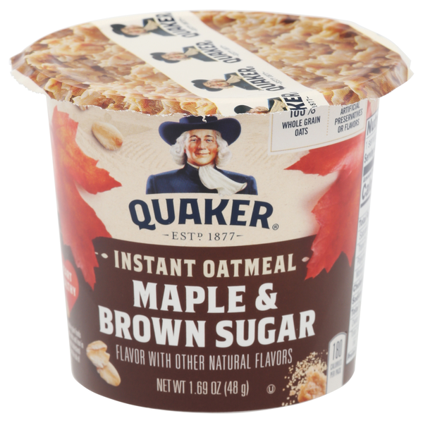Publix Quaker Instant Oatmeal, Maple & Brown Sugar Same-Day Delivery or ...