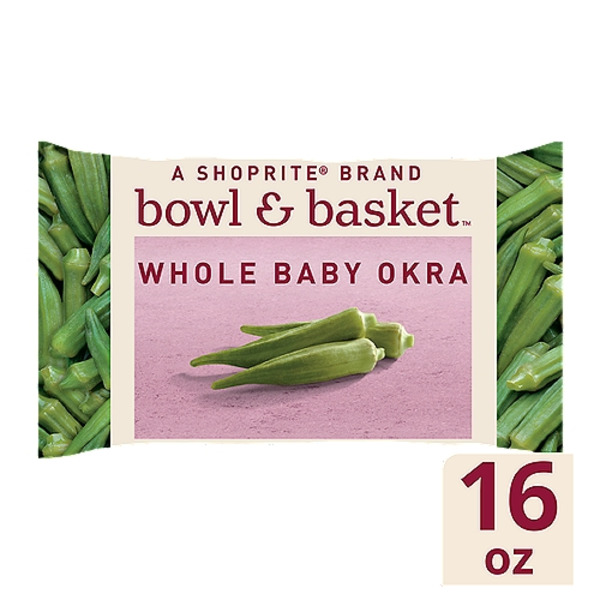 ShopRite Bowl & Basket Whole Baby Okra Same-Day Delivery | Instacart