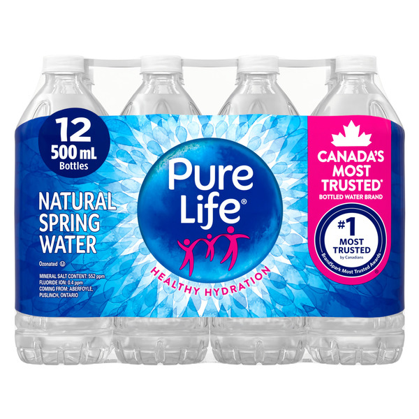 Pure Life Natural Spring Water 12pk. - 500ml Same-Day Delivery | Giant ...