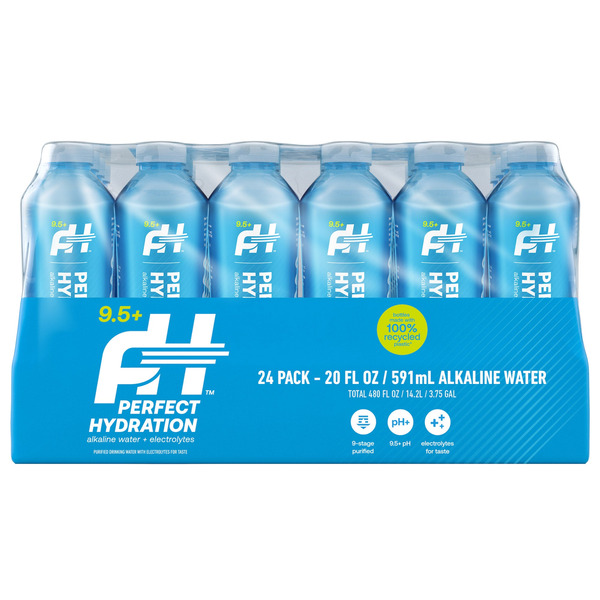Perfect Hydration 9.5+ Alkaline Water, 20 fl oz, 24-count Same-Day ...