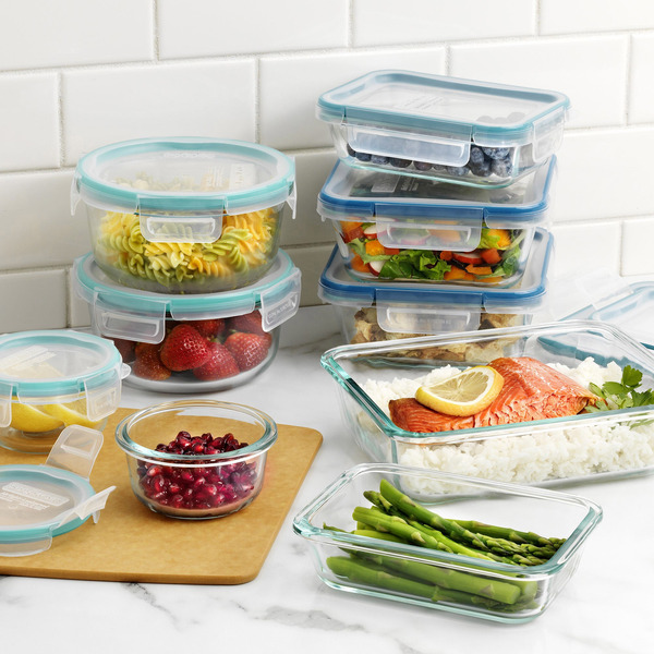 Snapware 18-piece Total Solutions Pyrex Glass Food Storage Set Same-Day ...